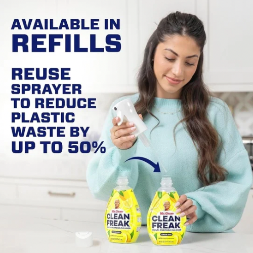 Mr.Clean Clean Freak Multi Surface Cleaning Spray Refill Bundle Lemon ...