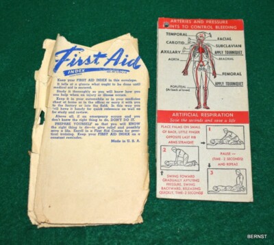 VINTAGE BOY SCOUT FIRST AID PACKET | eBay