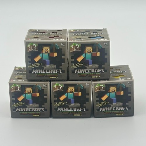 🎮MINECRAFT CRAFTABLES SERIES 1 BLIND BOX LOT OF (5) SEALED HOT NEW 🎮 | eBay