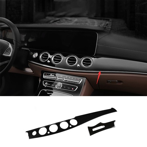 For Benz E-Class W213 2016-2021 PC Black Middle Console Dashboard Panel ...