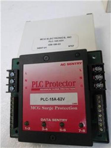 MCG Surge Protector PLC-15A-62V Maximum Surge Protector Data Sentry AC ...