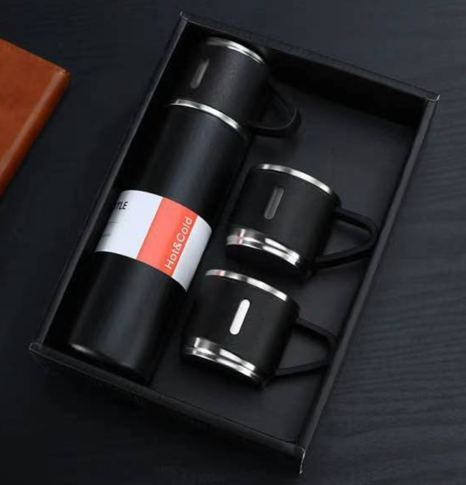 500ml Thermos Bottle Double Layer Stainless Steel Travel Coffee Mug ...