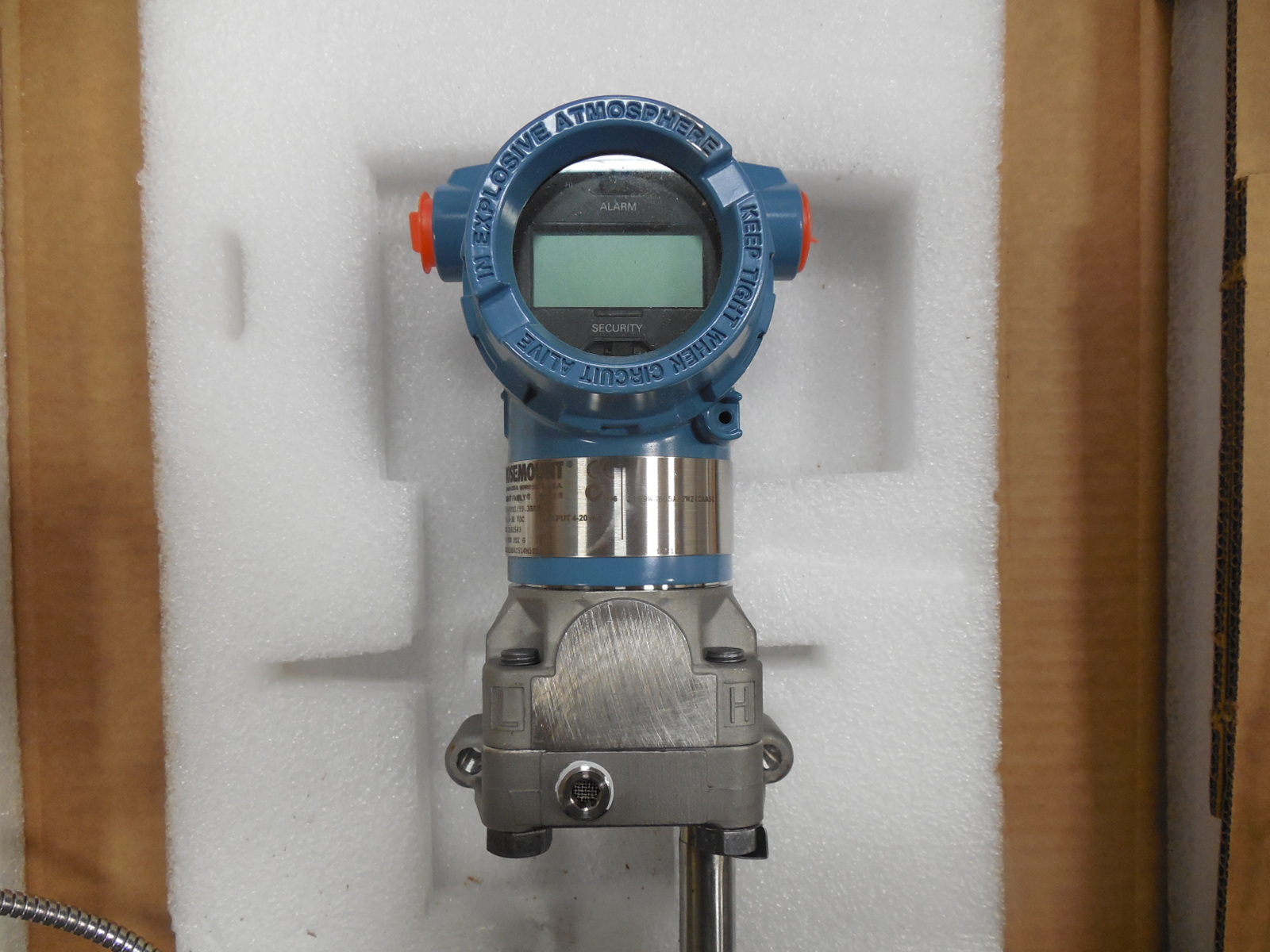 Rosemount Emerson 3051CG*7450265 Pressure Transmitter w/ Remote Seal ...