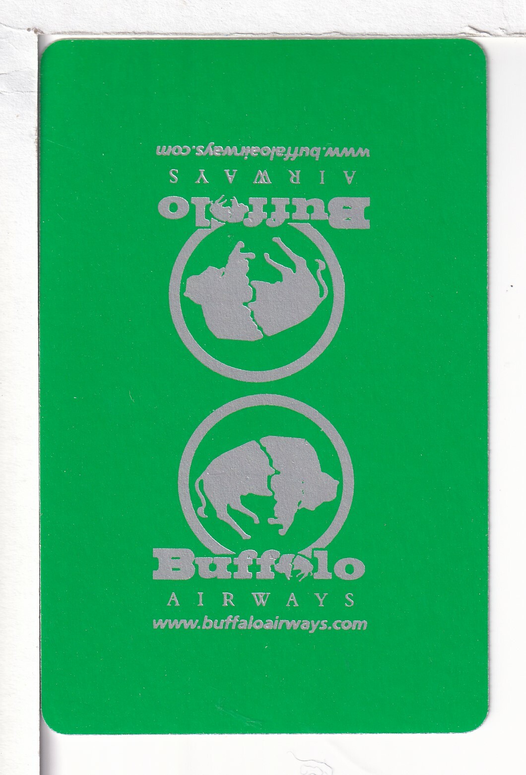 Single Airline Playing Card "Buffalo Airway, BFL100A" Chan/Mertens ...