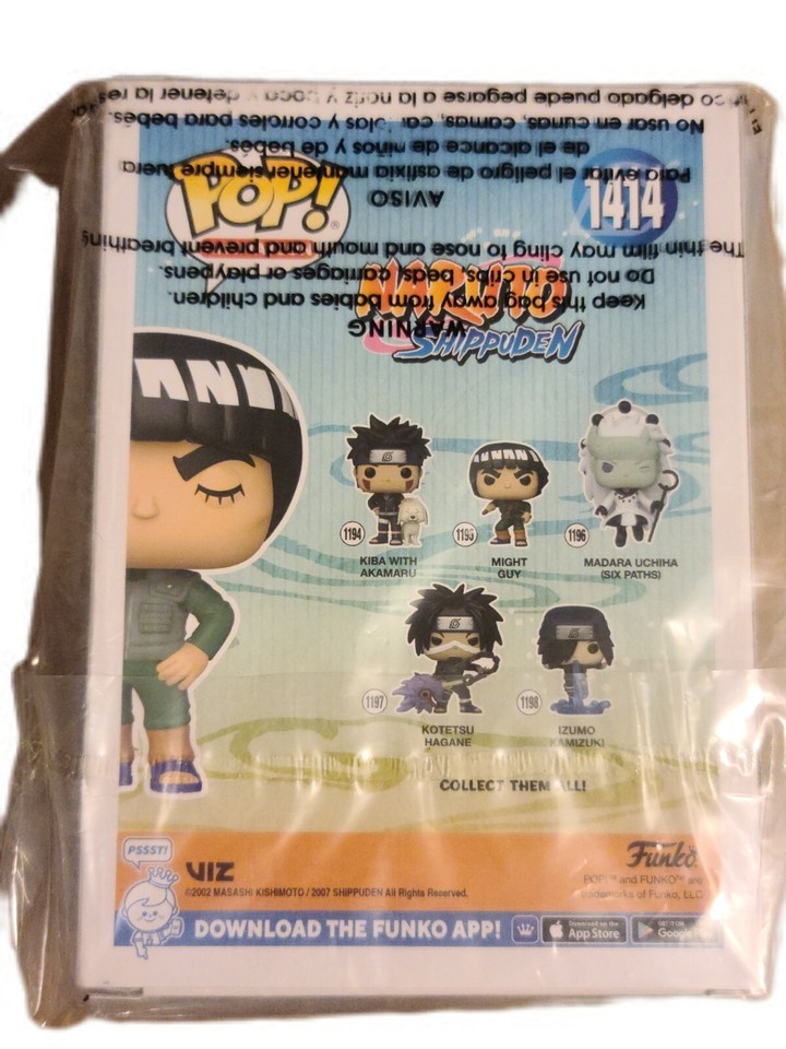 Funko Pop! (Naruto) - #1414 Might Guy (Winking) (Hot Topic Exclusive ...