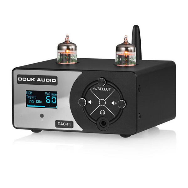 Douk Audio SUC-DAC-T1 HiFi Tube USB DAC Bluetooth Audio Converter ...
