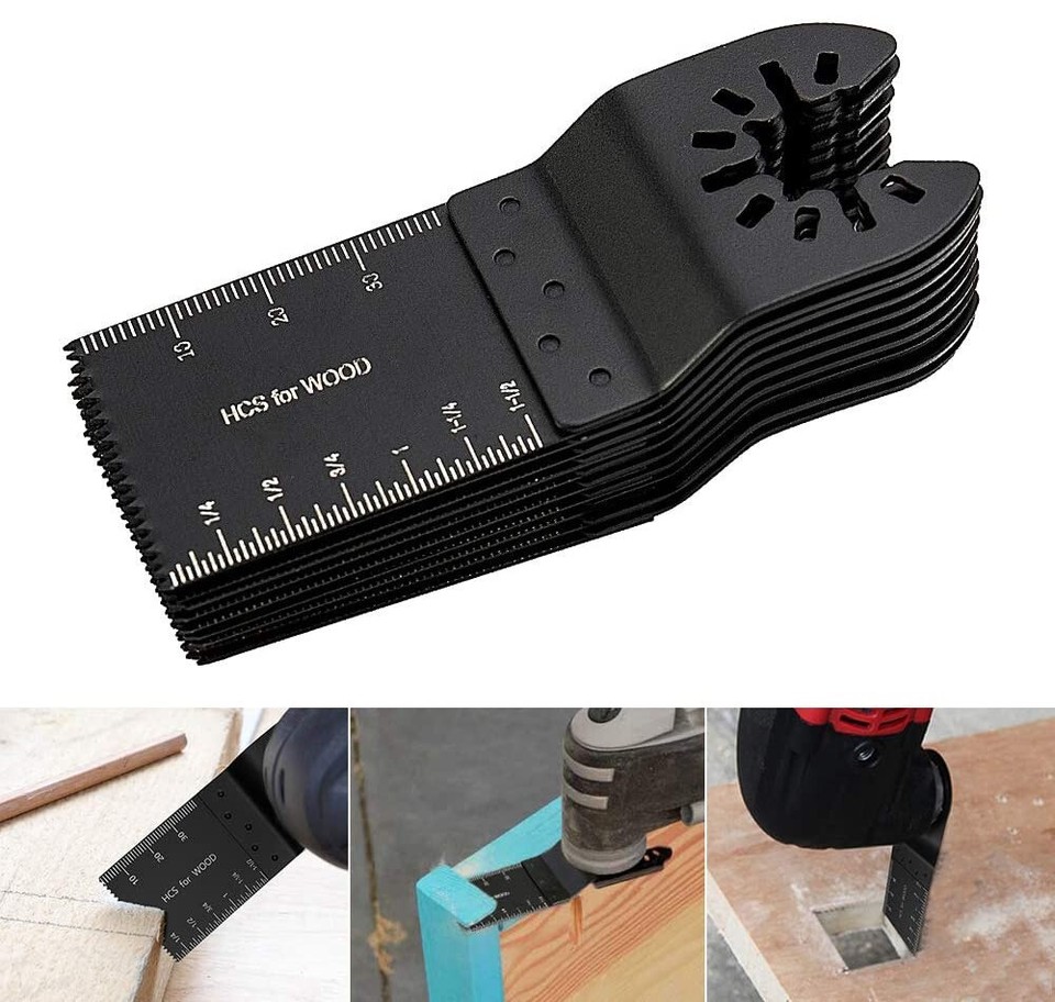 20Pcs Oscillating Multi Tool Saw Blade Set Wood Saw Blades for Fein ...