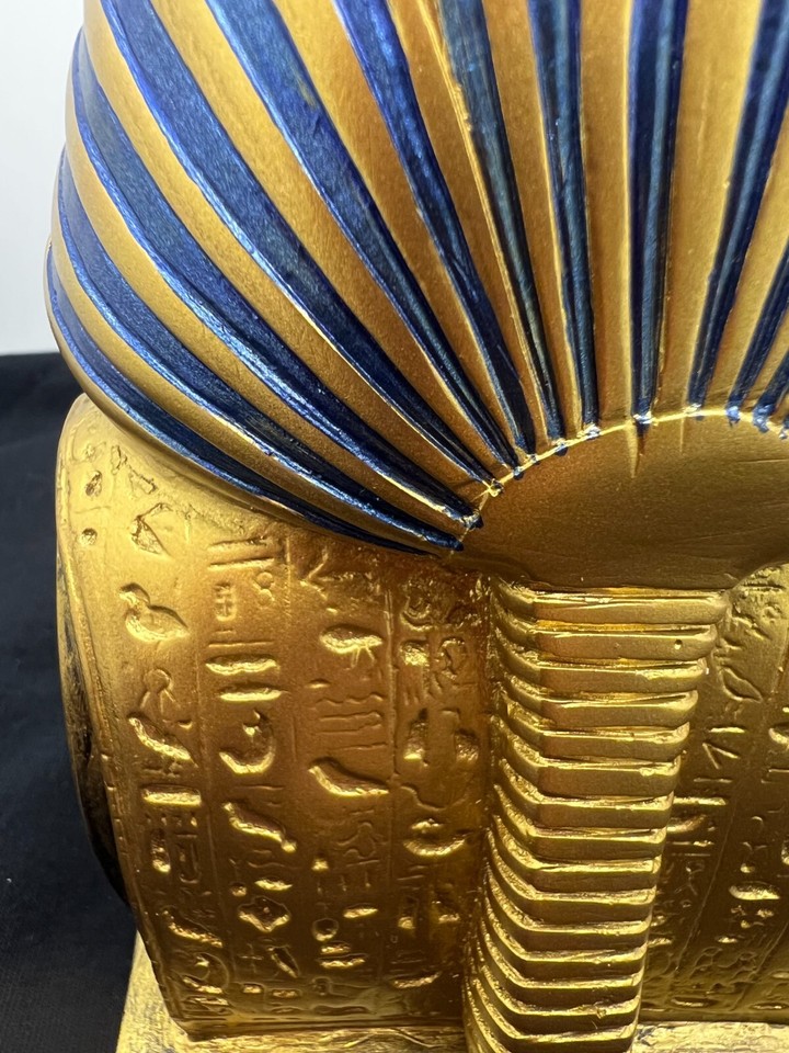 Egyptian King Tut Tutankhamun Bust Statue Figure | eBay