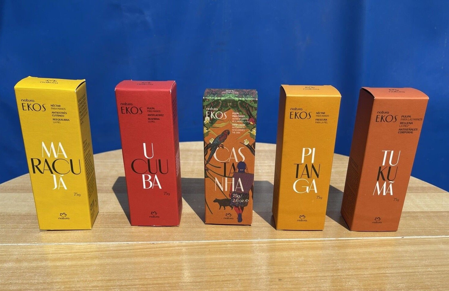 Natura EKOS CASTANHA,MARACUJA,PITANGA,TUKUMA Hand Cream 75g/2.6oz New ...