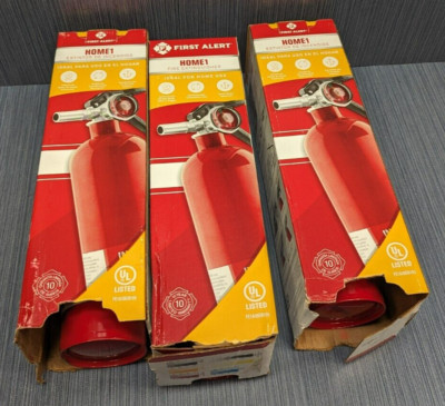 Lot of 3 x First Alert HOME1 Rechargeable Fire Extinguisher | eBay