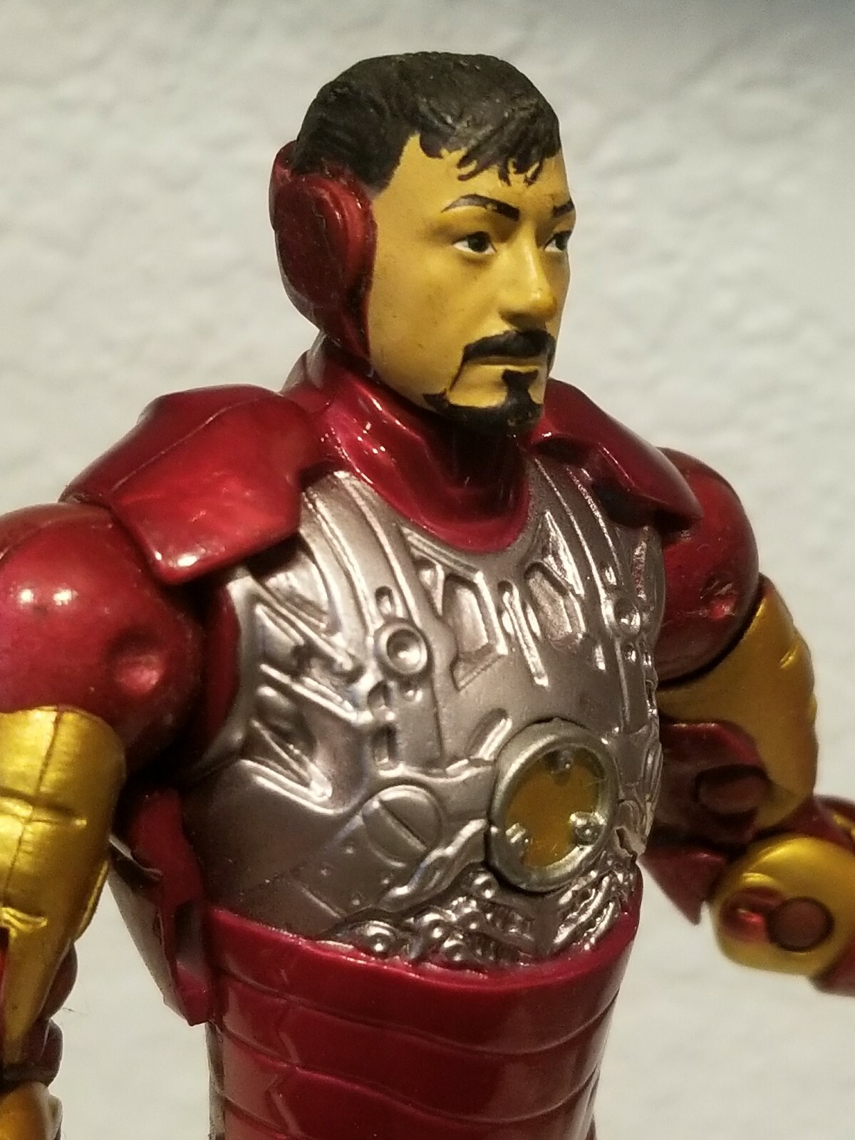 MARVEL LEGENDS MOVIE IRON MAN MARK lll 6” HASBRO 2008 missing helmet ...