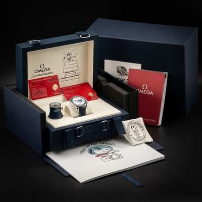 2025 NEW OMEGA Snoopy Speedmaster 50th Anniversary Silver Snoopy | eBay