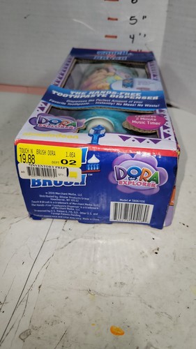 Dora The Explorer Touch n Brush Hands Free Toothpaste Dispenser- Brand ...