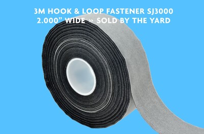 3M HOOK & LOOP FASTENER SJ3000 • 2.000” WIDE • SOLD BY THE YARD! | eBay