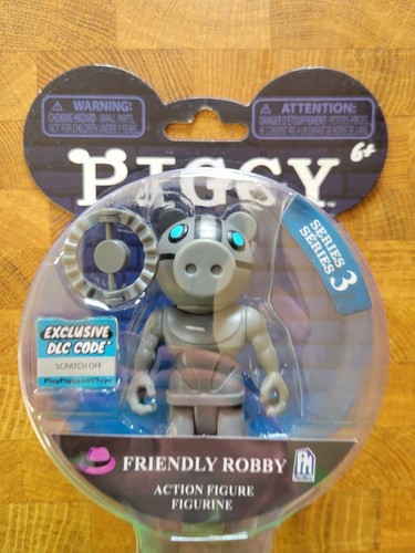 Piggy ~ Friendly Robby ~ Action Figure ~ 3.5" ~ Roblox ~ DLC Exclusive ...