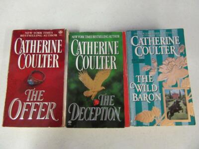 COMPLETE SET (3) CATHERINE COULTER Historical Romance Books Novels ...