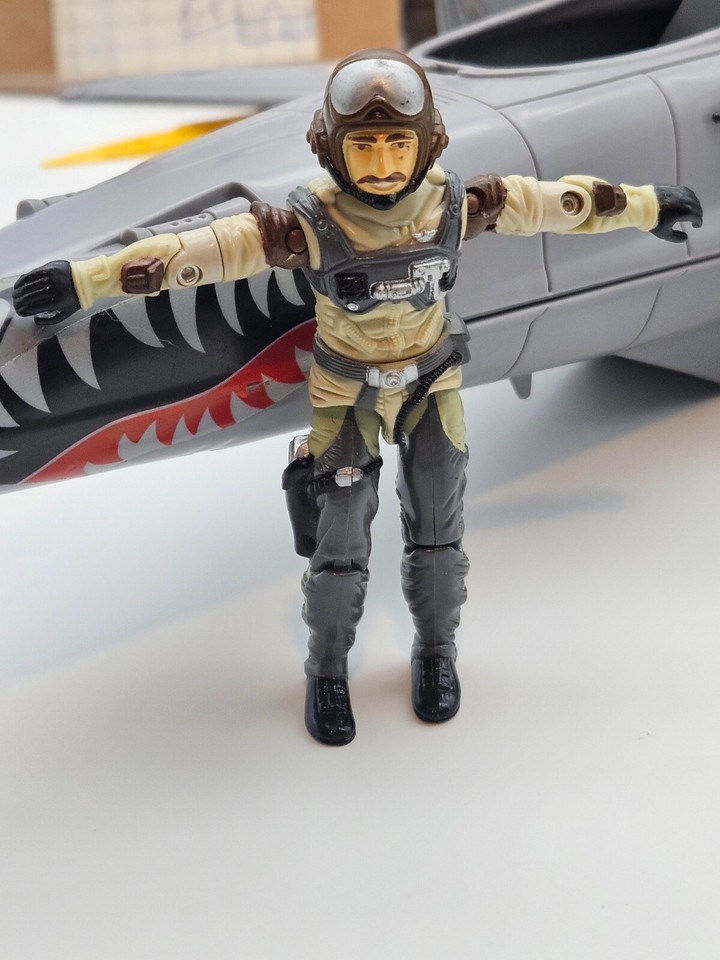 GI JOE ARAH 1986 X-30 CONQUEST 100% W/SLIPSTREAM, BOX AND BLUEPRINTS ...