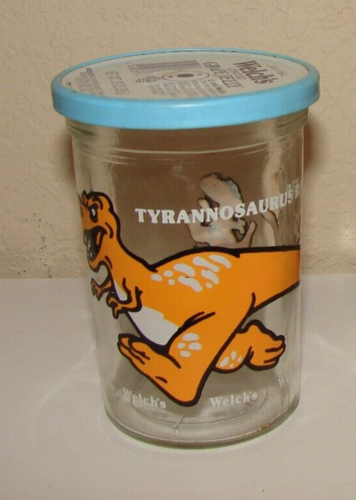 Vintage Dinosaur Welch's T-Rex Jelly Jar Tyrannosaurus Rex 1988 Juice ...
