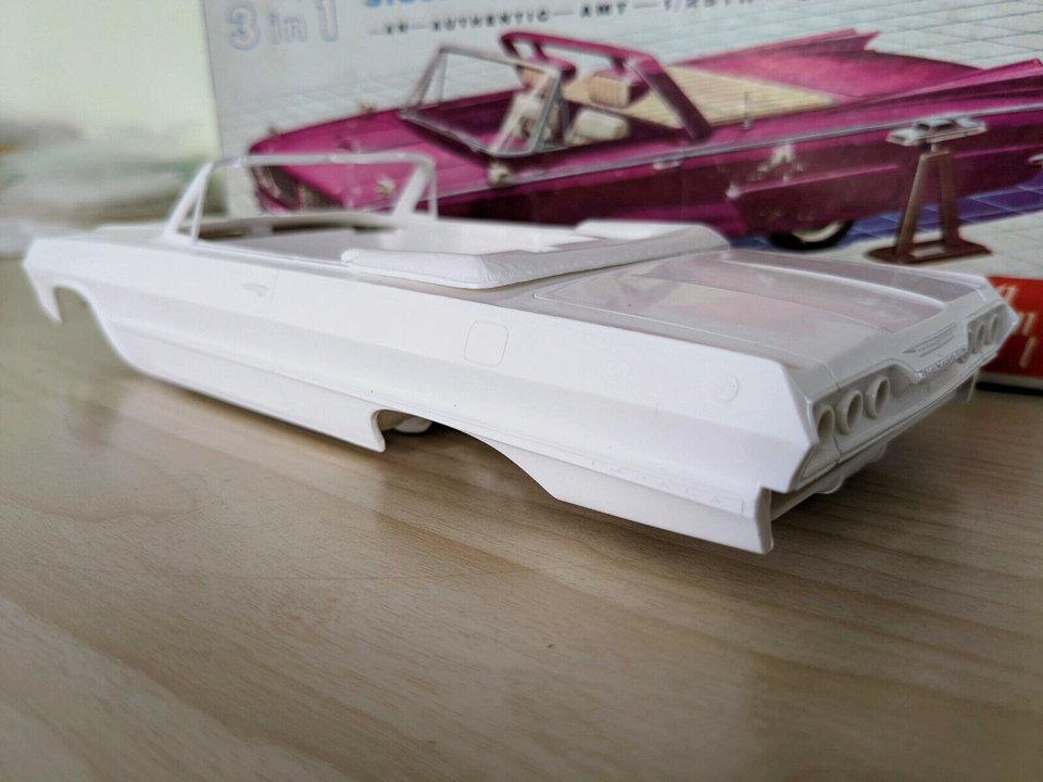 **RARE! *ORIGINAL VINTAGE AMT 1963 CHEVY IMPALA CONV KIT **COMPLETE ...