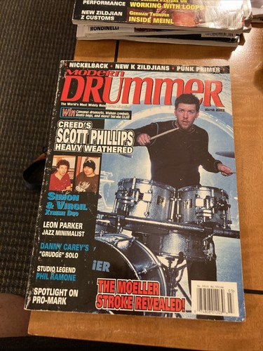 Modern Drummer Magazine: March 2002 Scott Phillips | eBay