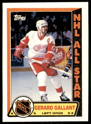 1989-90 TOPPS GERARD GALLANT DETROIT RED WINGS #2 | eBay