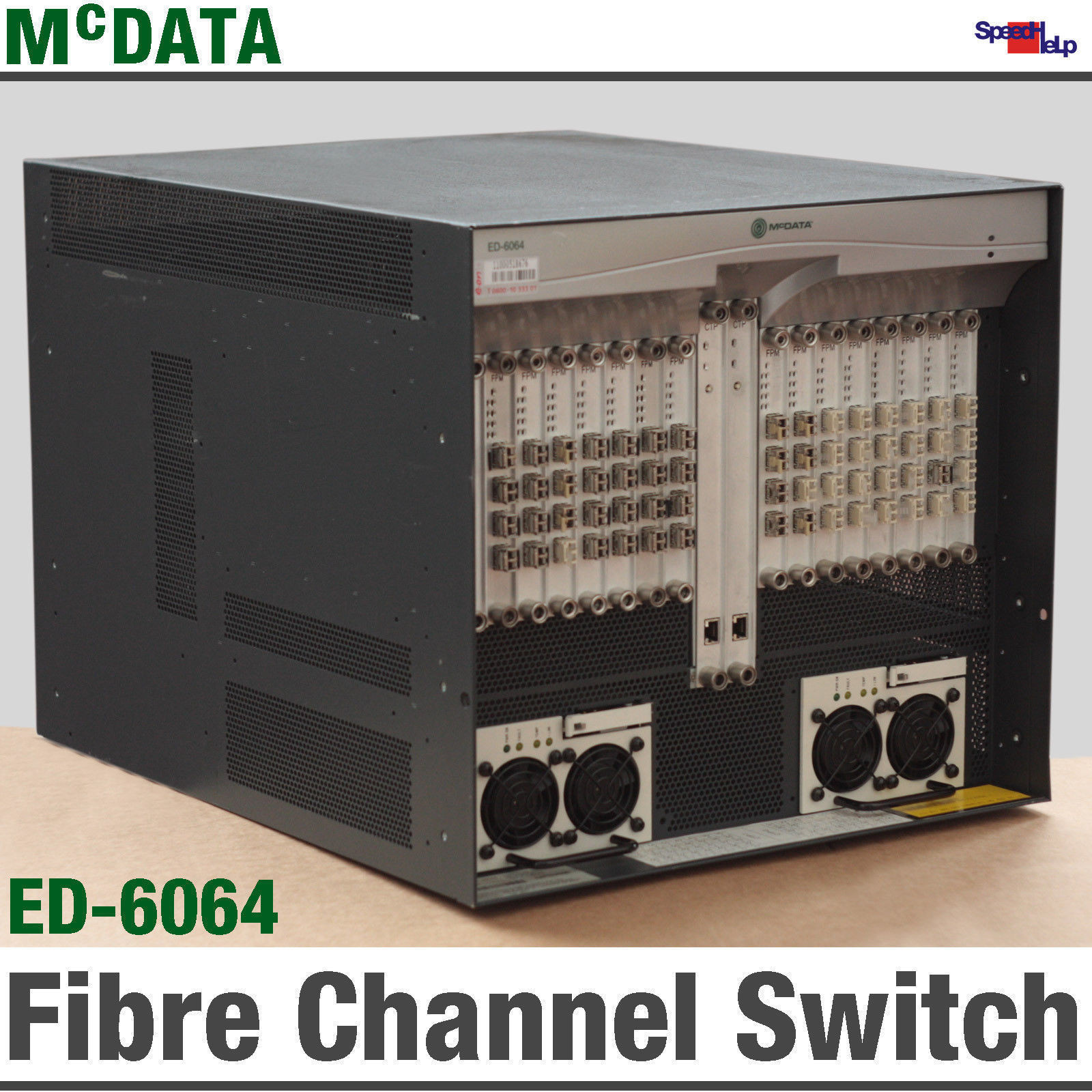 Mcdata Ed-6064 56-Port Fibre Channel Director Switch Sfp Ctp2 Upm 64 Ok ...