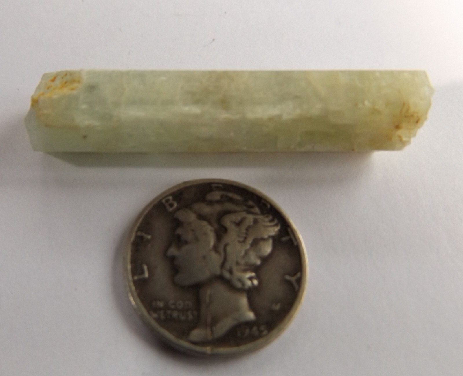 Beryl Aquamarine Crystal Bumpus Mine Albany, Me. | eBay