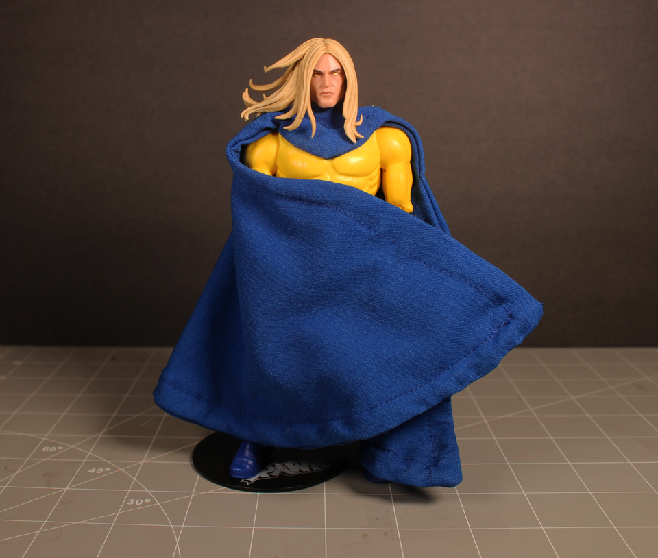 1/12 scale wired cape for Sentry Marvel Legends | eBay