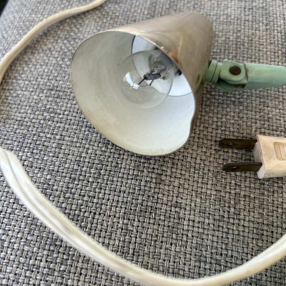 Vintage 70's Tensor Princess High Intensity Lamp MCM Model 7100 Aqua ...