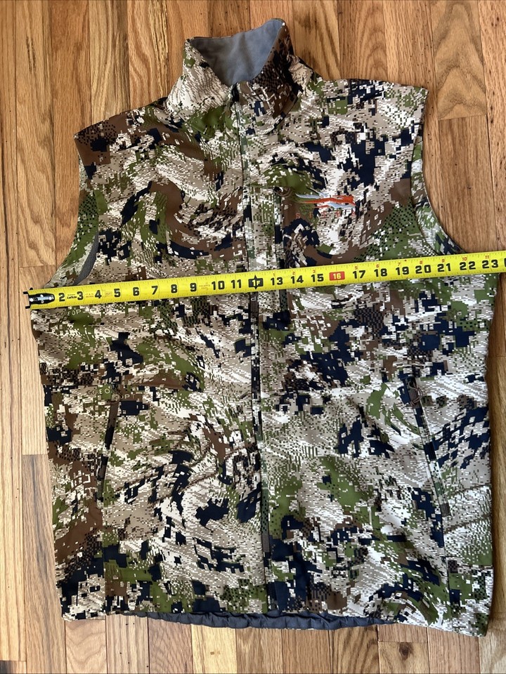 SITKA Gear Mens Large Optifade Sub Alpine Camo Vest GORE-TEX INFINIUM ...