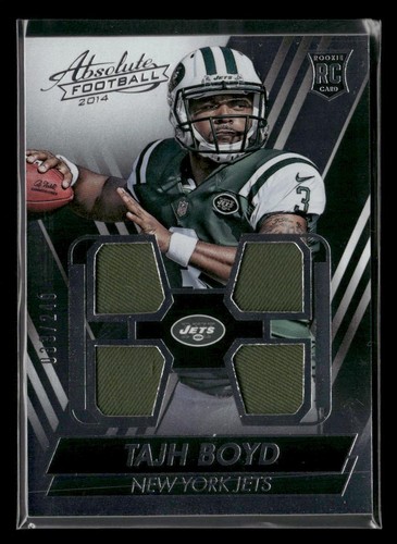 2014 Panini Absolute #TJ Tajh Boyd Rookie Jersey Quad #/249 RC | eBay