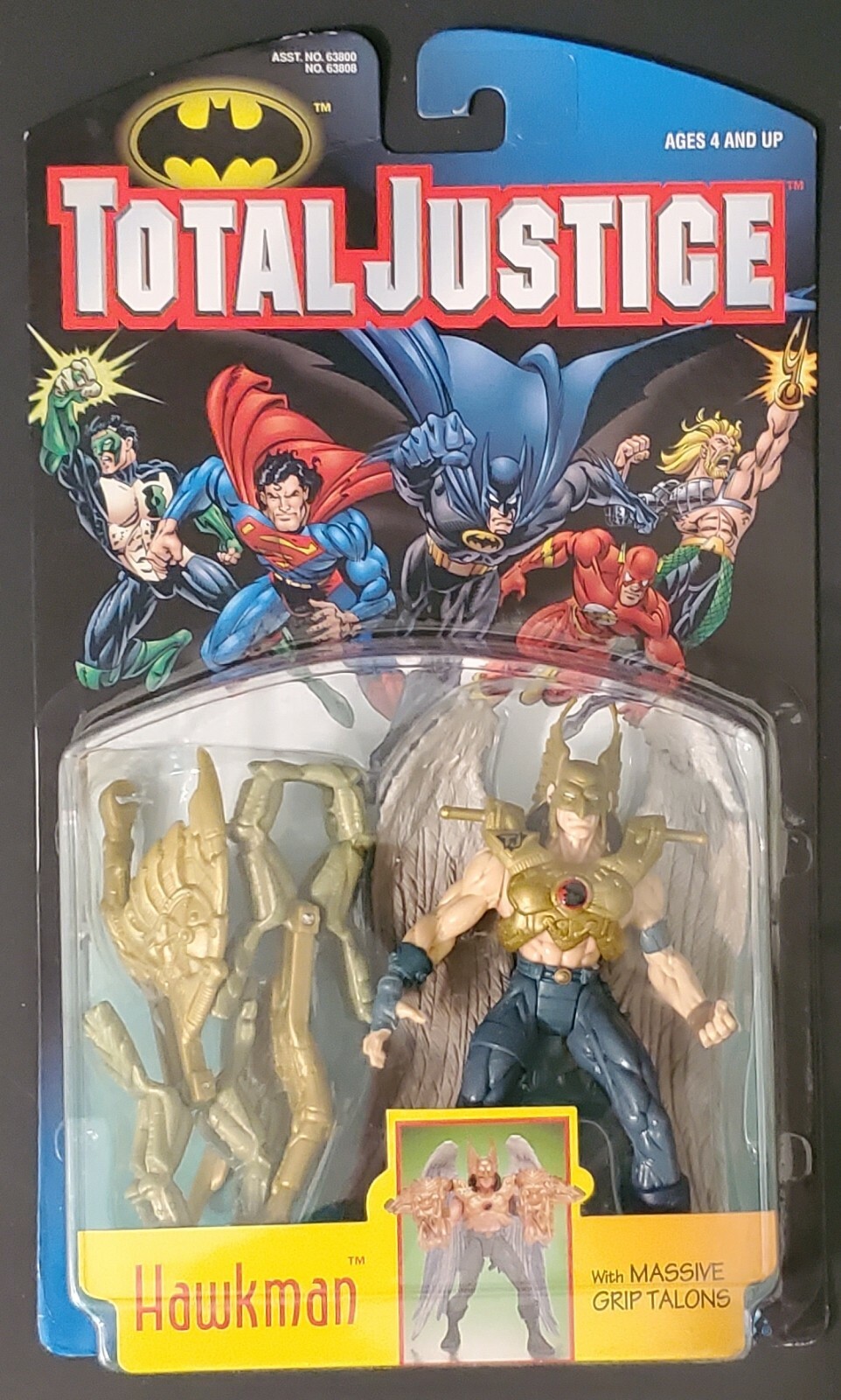 DC Comics Hawkman from Total Justice Action Figure w/Massive Grip ...
