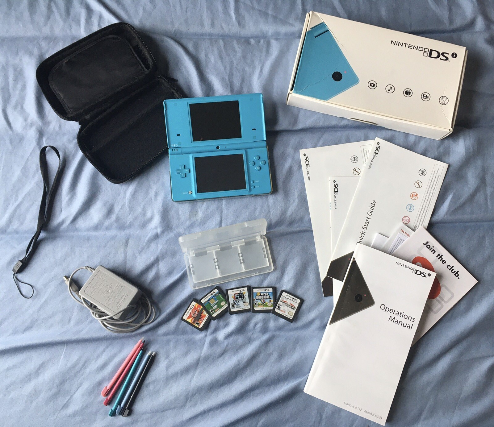 NINTENDO DSi BUNDLE: Games, Gear, & Console! | eBay