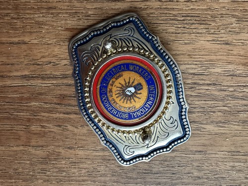 Ibew Union International Brotherhood Electrical Worker Vintage Belt ...