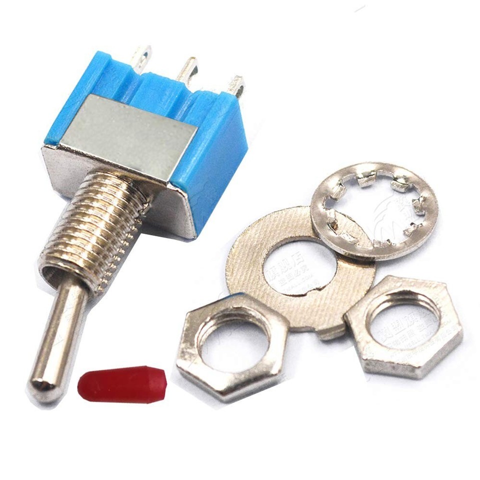 3 Pin 2 Position Miniature Micro Mini Toggle Switch SPDT AC 125V/6A ...