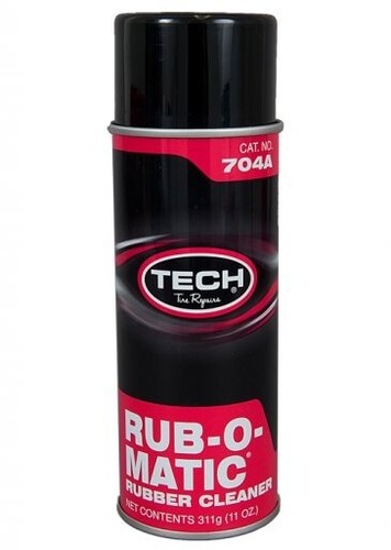 Tech 704A Rub-O-Matic Aerosol Liquid Buffer Rubber Cleaner Tyre Repair ...