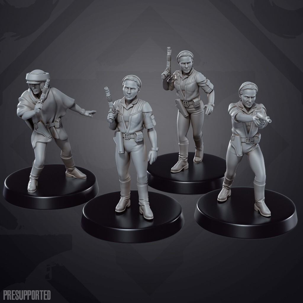 Star Wars Legion Leia EXPANSION Proxy Models 3d Printed 841333109530| eBay