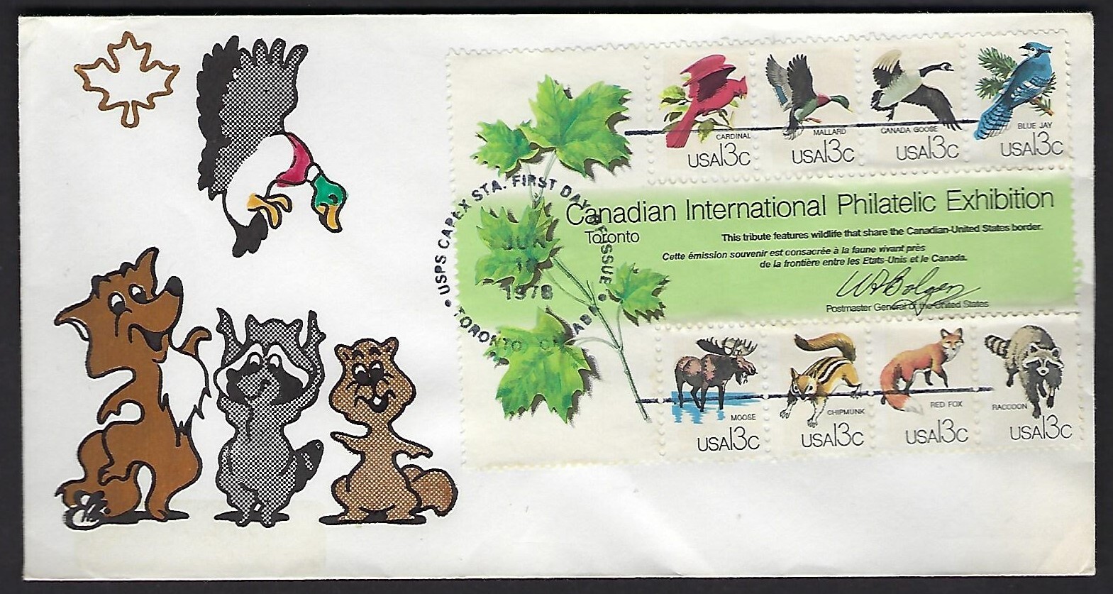 1757 CAPEX S.S. FDC - "Wildlife" - Cachet Maker Unknown | eBay