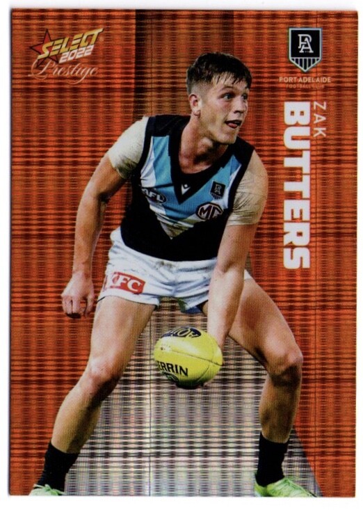 2022 Select Prestige Orange Parallel - Zac Butters #150/210 | eBay ...