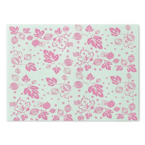 Pink Gooseberry Vintage Pyrex Cutting Board. Flowers Counter Saver ...