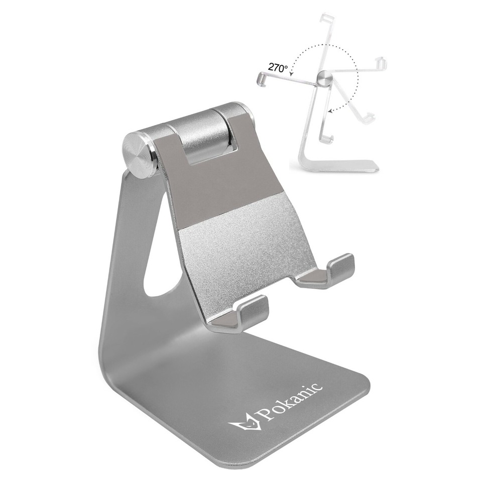 Cell Phone Stand Tablet Switch Aluminum Desk Table Holder Cradle Dock ...