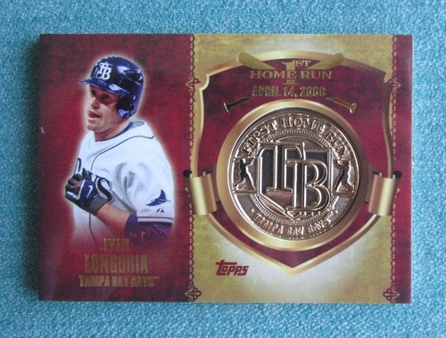 2015 Topps - First Home Run Medallions Evan Longoria #FHRM-EL for sale ...