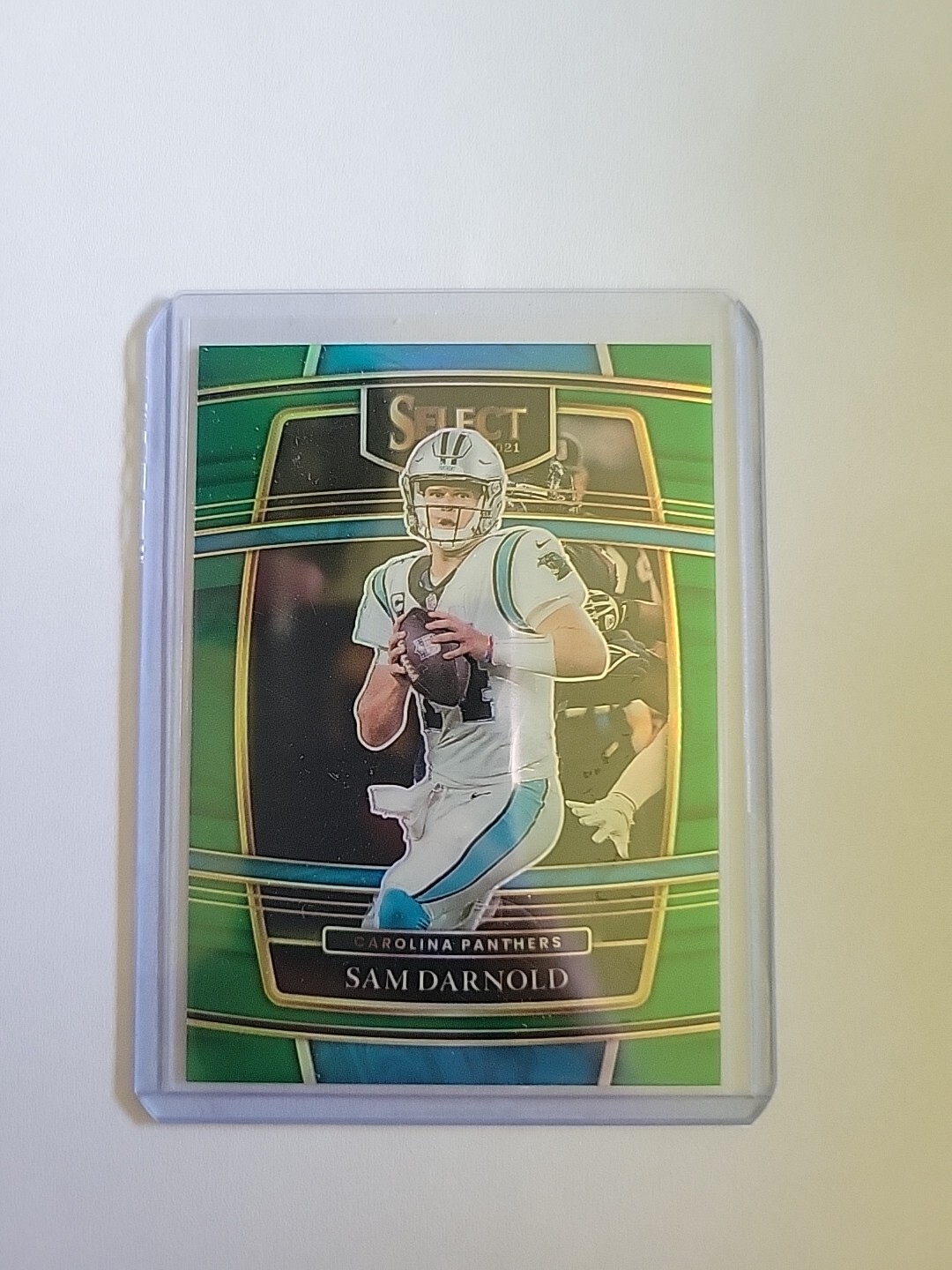 2021 Panini Select - Concourse Green Prizm #7 Sam Darnold /5 | eBay