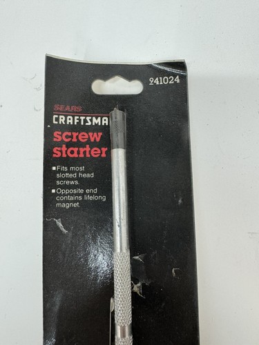 Craftsman Tools 41024 Slotted Screw Starter With Magnet Pocket Holder ...