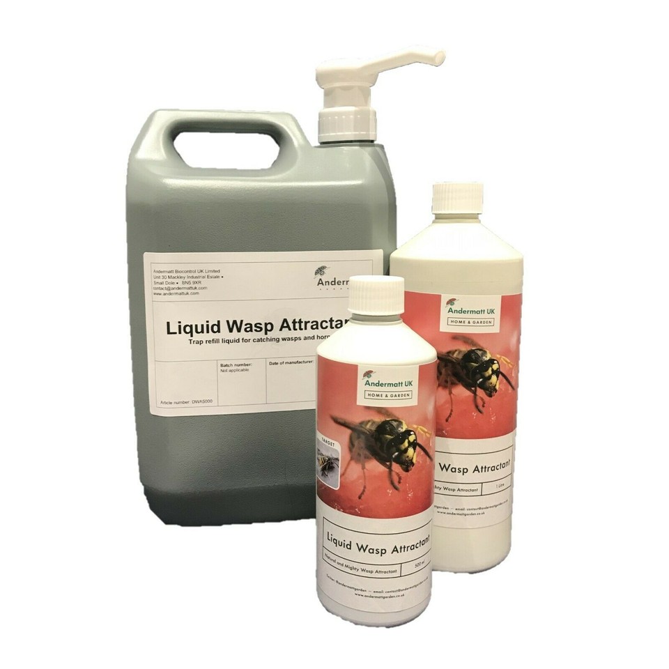Liquid Wasp Attractant 500 ml - Refill Bait For Any Trap - Andermatt | eBay