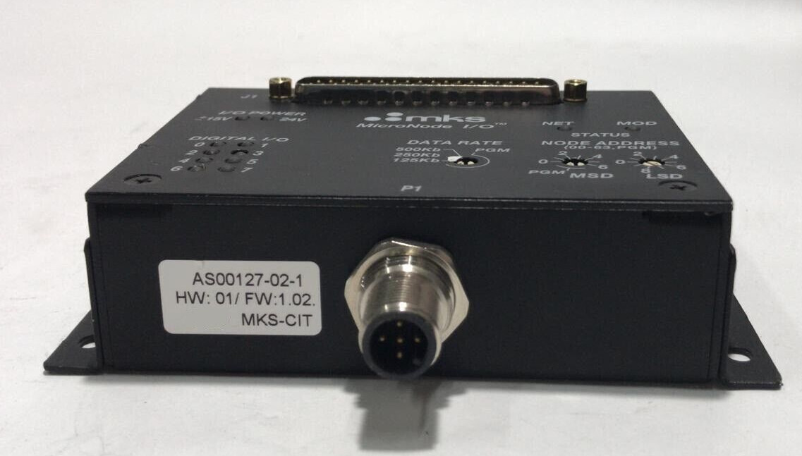 MKS MICRONODE I/O AS00127-02-01 HW: 01/FW:1.02. MKS-CIT | eBay