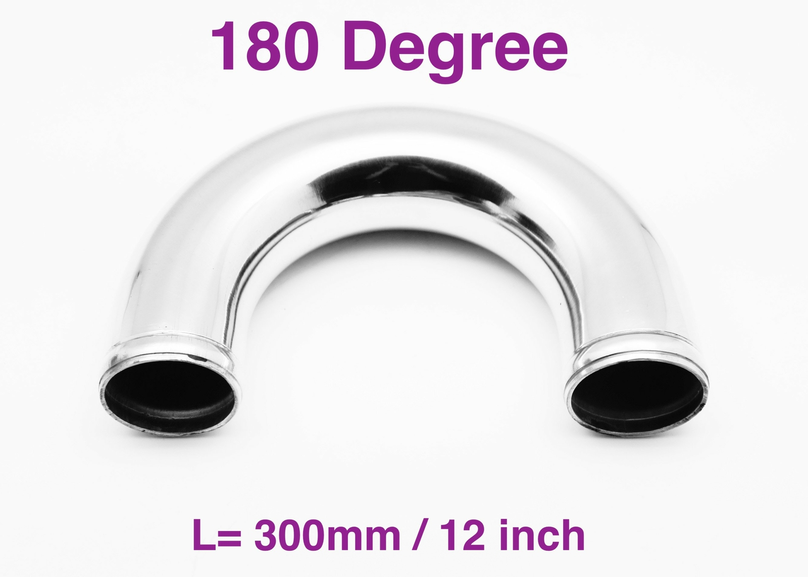 Alloy Car Intercooler Intake Pipe Tube - Straight / 45 / 90 / 180 Deg ...