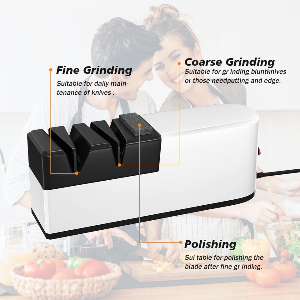 Kitchen Electric Knife Sharpener Professional Knives Sharpening Stone ...