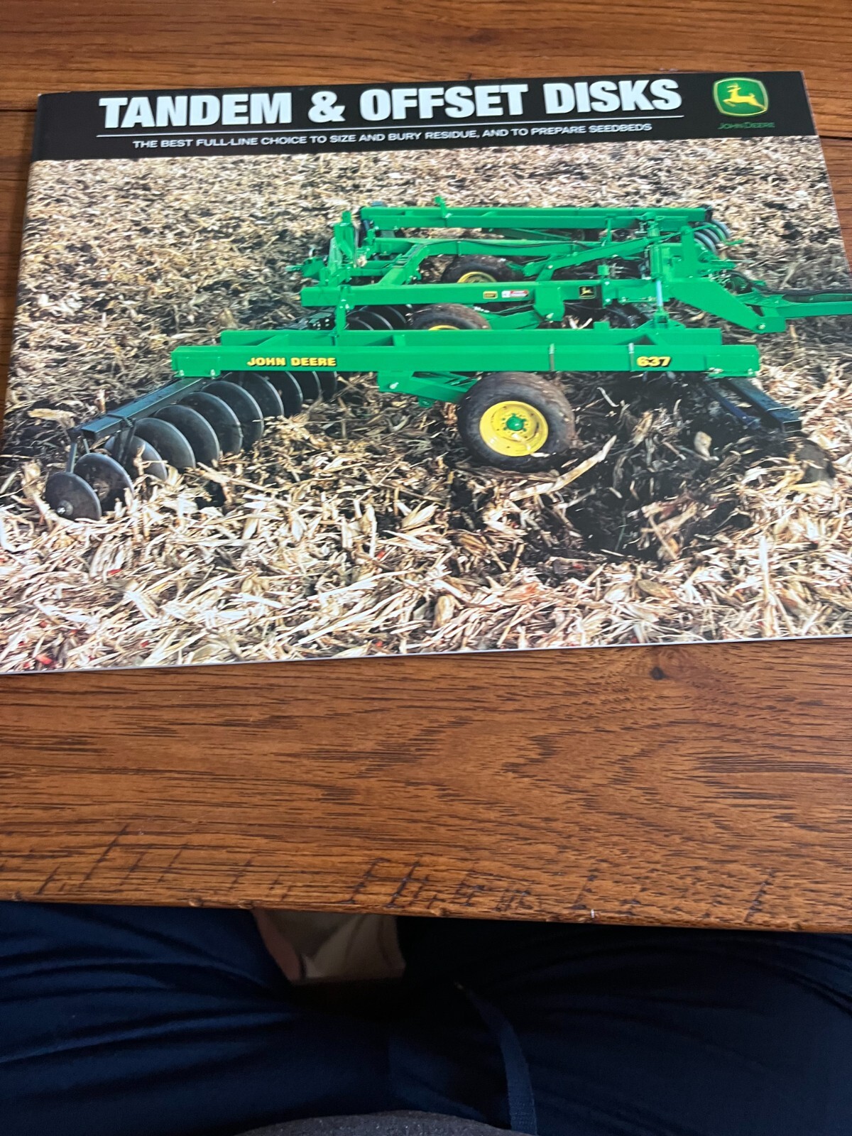 John Deere Tandem & Offset Disks For 2001 Brochure FCCA | eBay