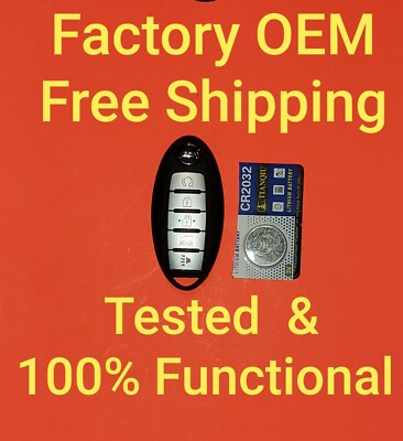 NISSAN OEM KEYLESS REMOTE SMART ENTRY KEY FOB S180144803 / KR5TXN4 | eBay